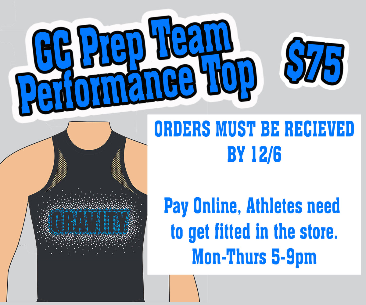 GC Prep Performance Top- Order by 12/6 – Level Up Custom Apparel
